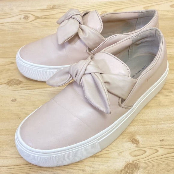 Zara | Shoes | Zara Basic Collection Nude Slip On Womens Sneakers Shoes ...